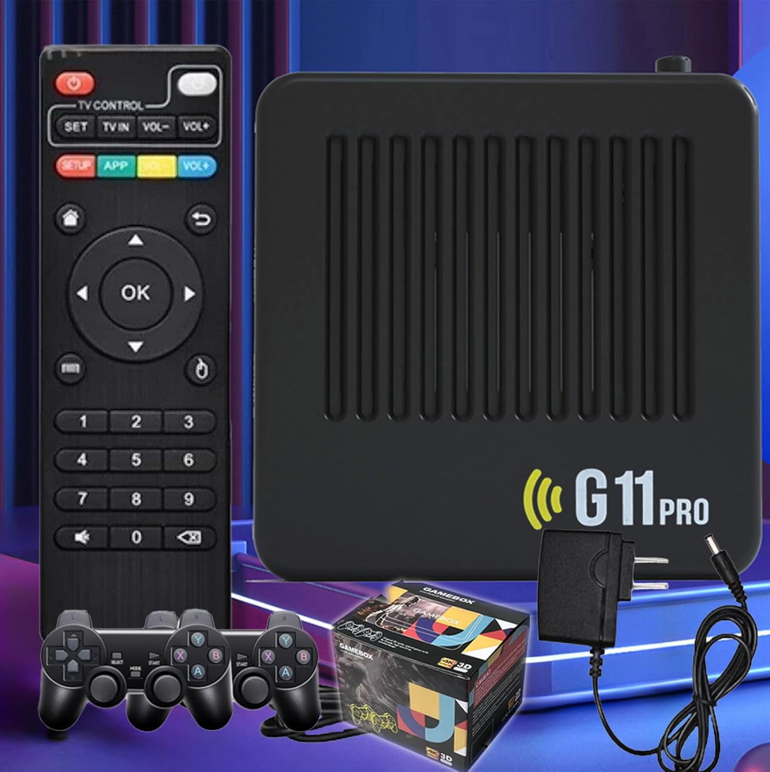 G11 Pro Game Box, Retro Gaming Console, Plug & Play Video Games ...