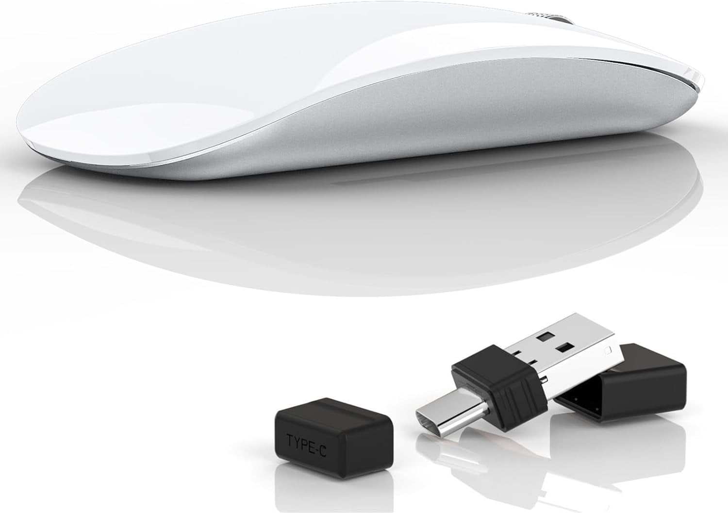 G11 Wireless Mouse, USB C Rechargeable Computer Mouse, Slim Silent Mice ...