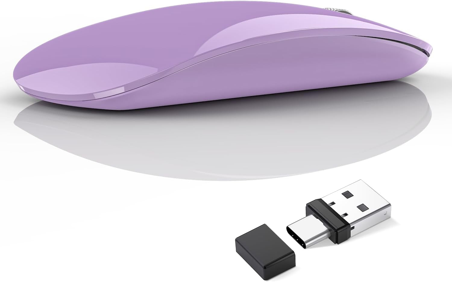 G11 Wireless Mouse, USB C Rechargeable Computer Mouse, Slim Silent Mice ...