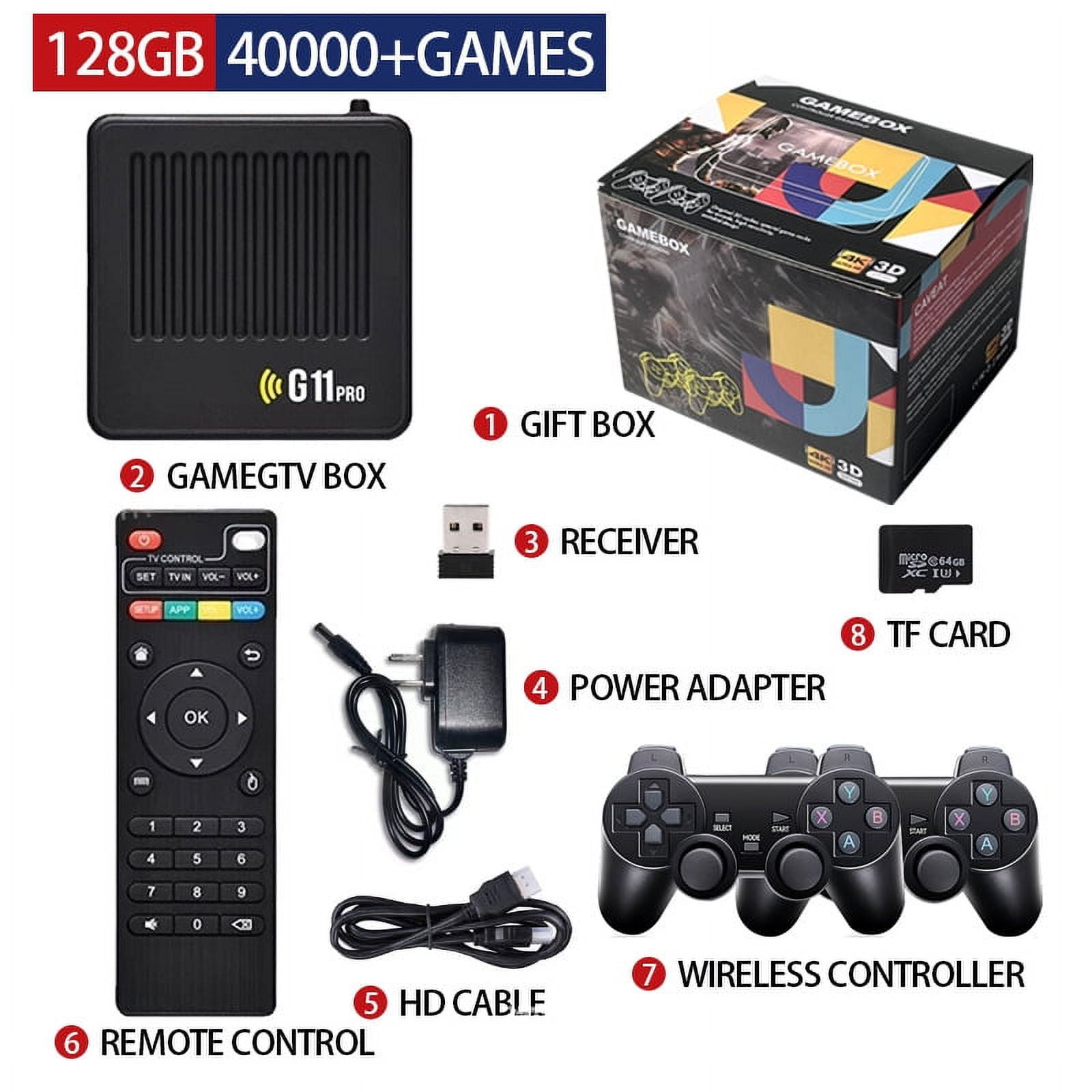 G11PRO game console TV set-top box 4K dual system Android wireless dual ...