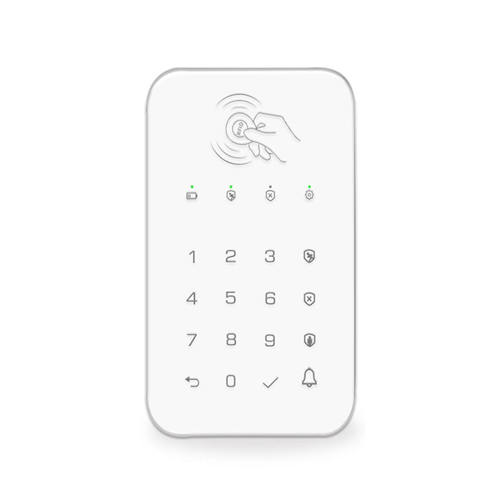 G12 Security Alarm System Tuya Wifi Wireless Touch Keypad GSM RFID Card ...
