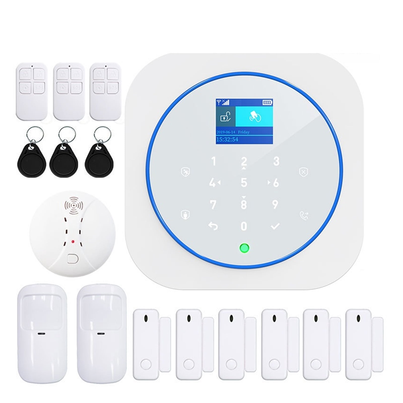 G12 Tuya Wifi Gsm Wireless Alarm System Security Protection App Control ...