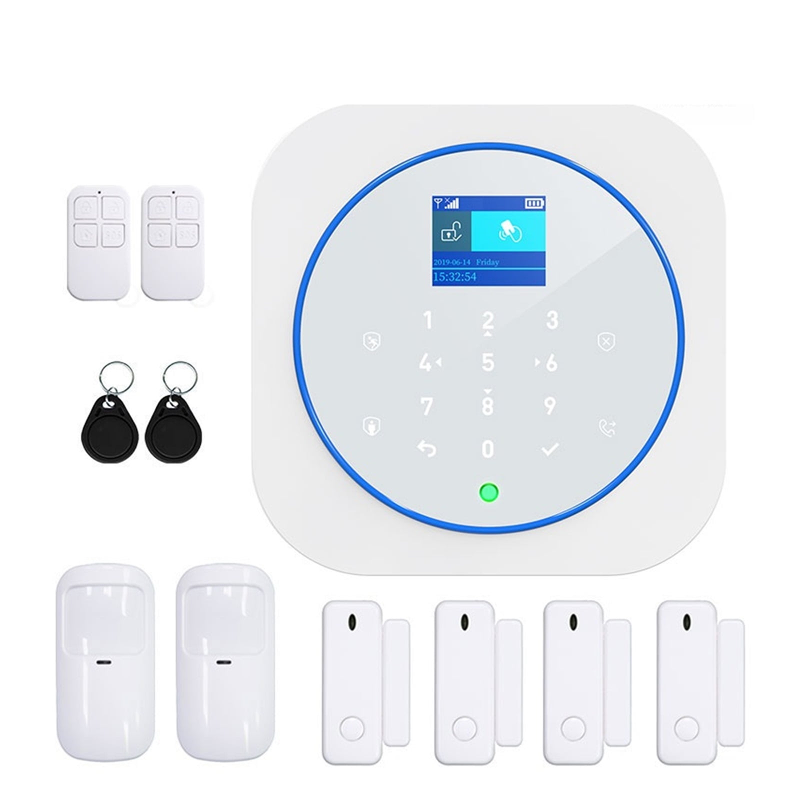 G12 Tuya Wifi Gsm Wireless Alarm System Security Protection App Control ...