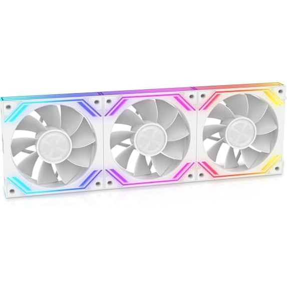 G120Pro Reverse PC Fans White | Daisy Chain Connection | 120mm PWM ...