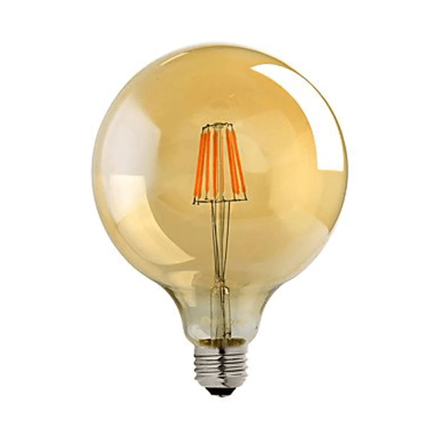 G125 E26 8W LED Globe Bulbs Warm White Vintage Light Bulb LED Edison ...