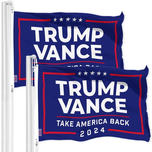 G128 2 Pack: 2024 Election Take America Back Blue Flag | 3x5 Ft ...