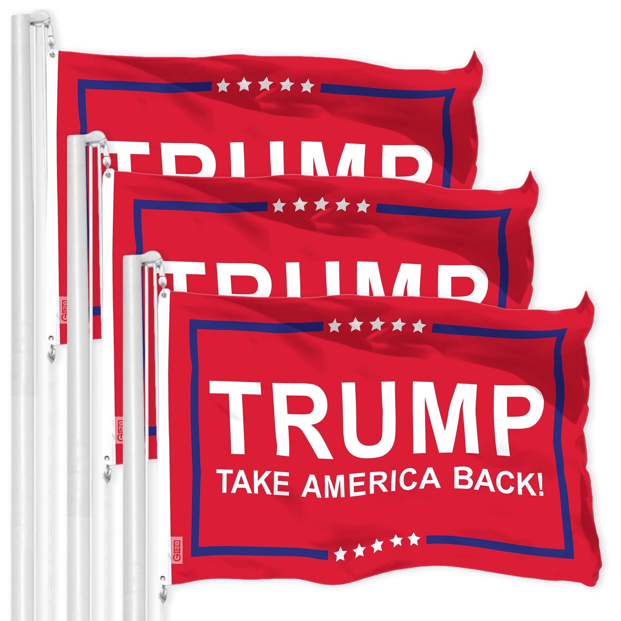 G128-(3pk) 3x5 Ft Trump Flag 2024 for Indoor/Outdoor | LiteWeave Pro ...