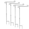 G128 Mini Garden Yard Flag Pole Holder Stakes for Outdoor Garden, 36 ...