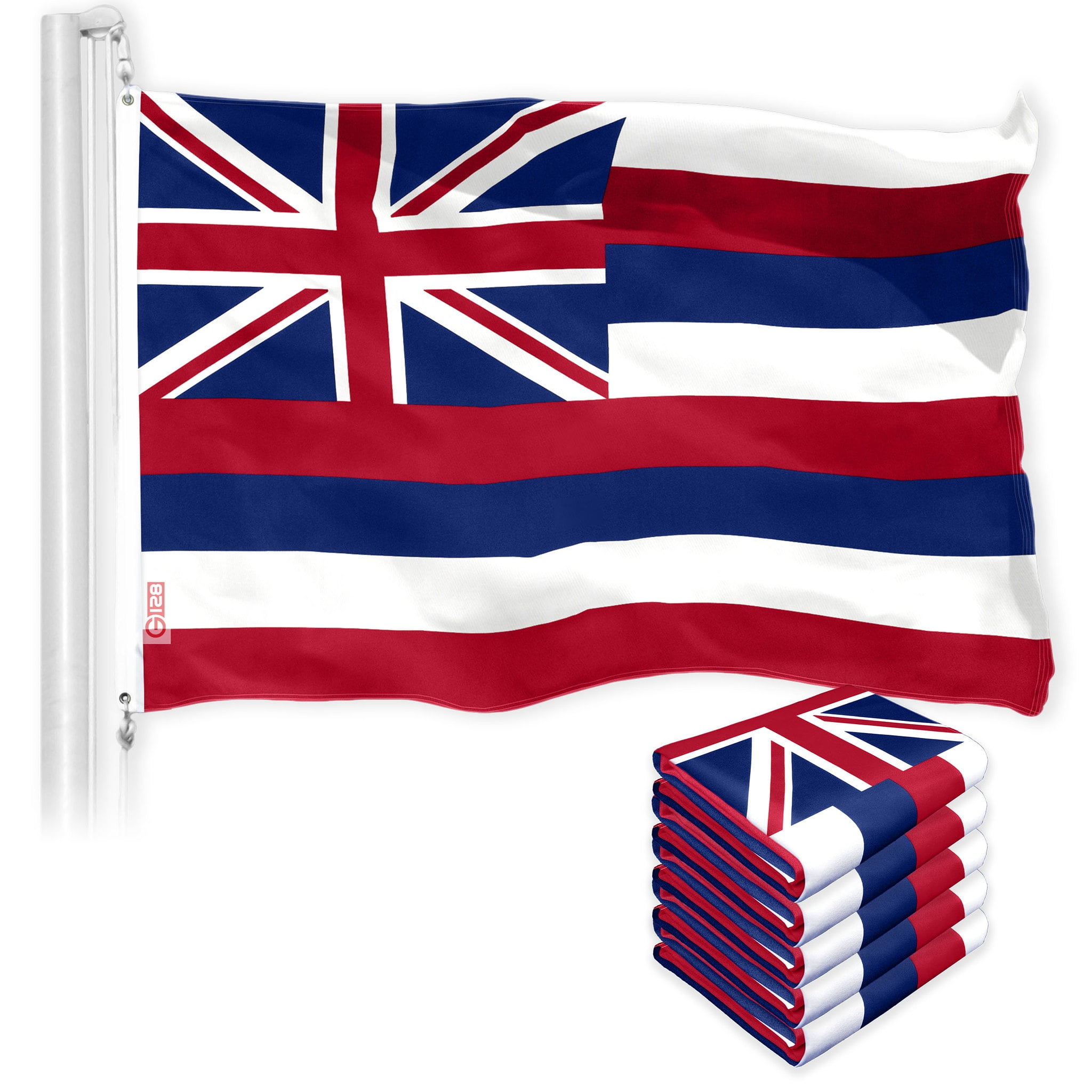G128 5 PACK: Hawaii HI State Flag 3x5FT 150D Printed Polyester ...