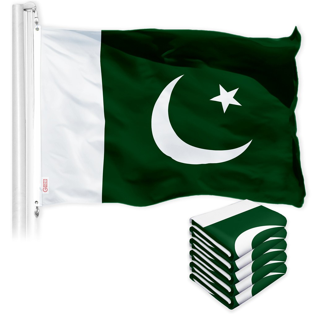 G128 5 Pack: Pakistan Pakistani Flag | 3x5 Ft | LiteWeave Pro Series ...