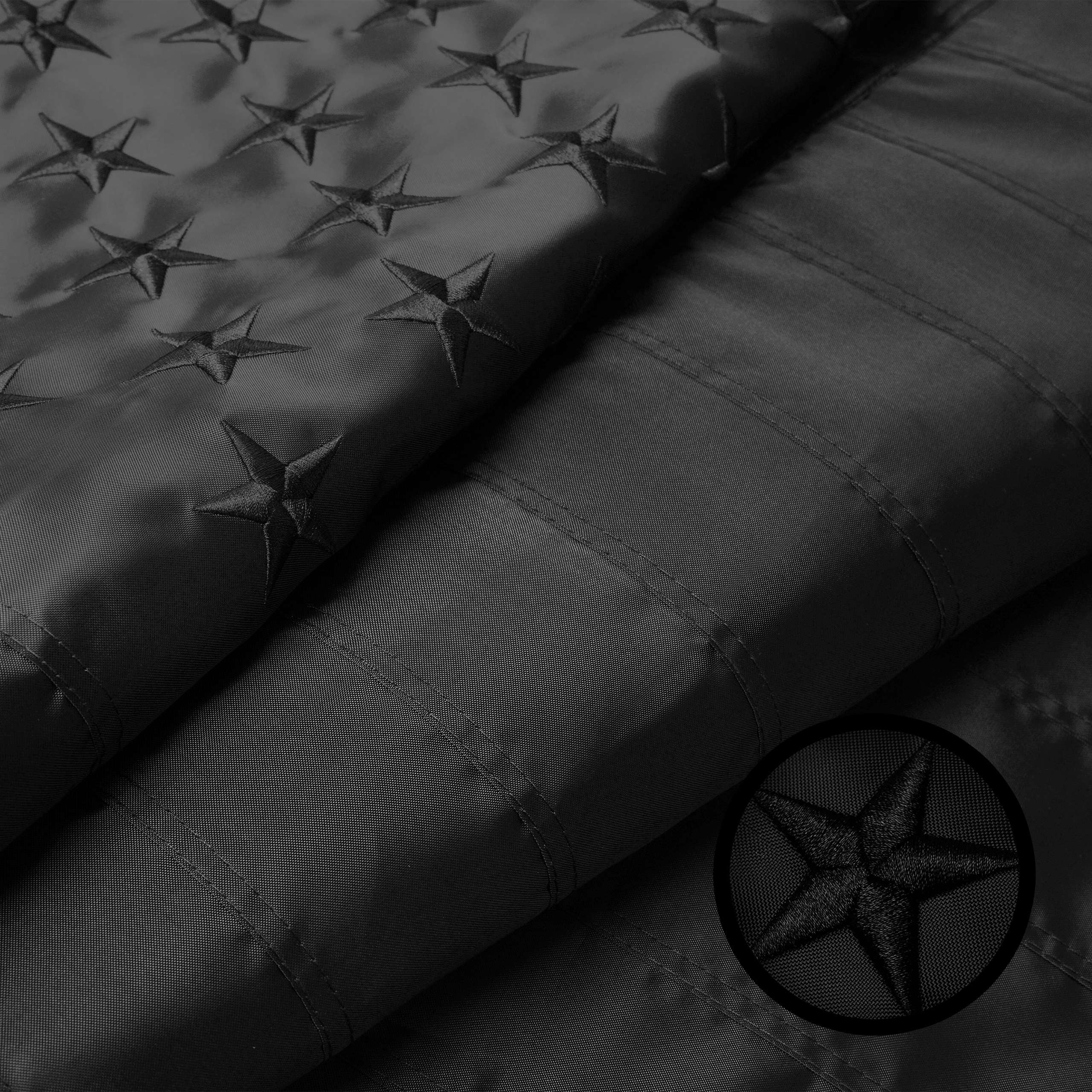 G128 American USA All Black Flag | 4x6 Ft | ToughWeave Series ...