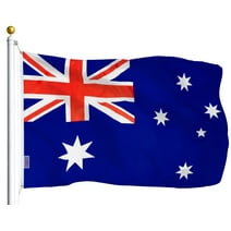 Anley Australia Mini Flag - 5 in x 8 in Hand Held Miniature Australian ...