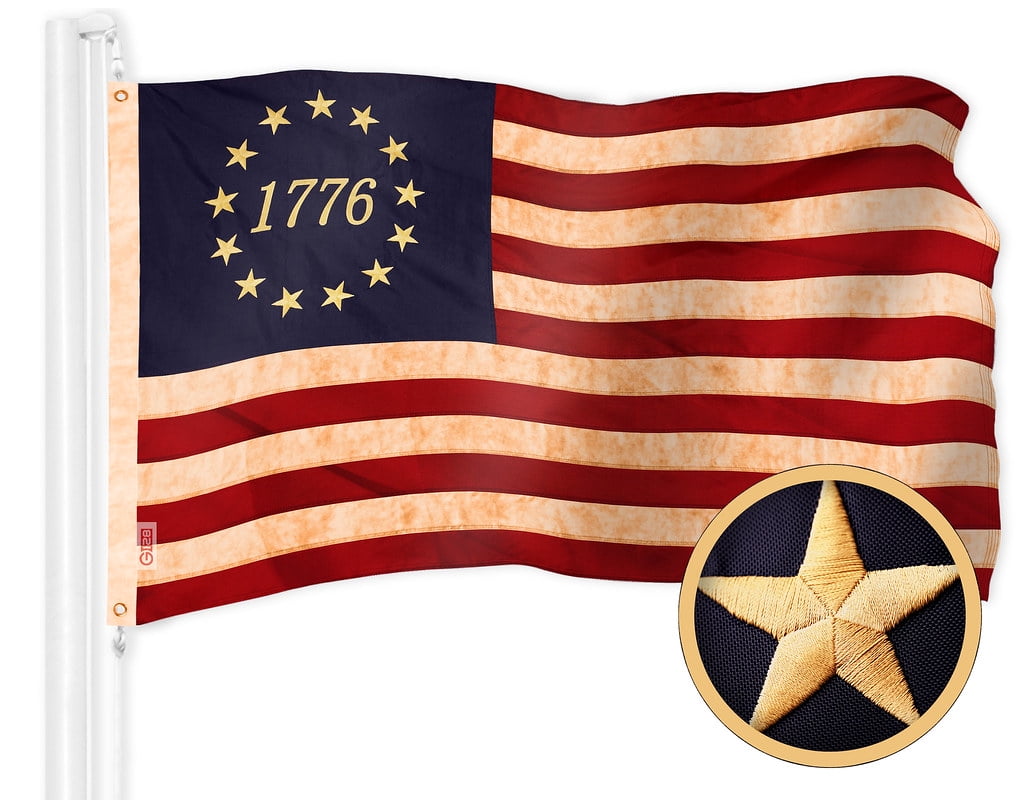 G128 Betsy Ross 1776 Flag 2x3 Ft | ToughWeave Pro Series | 420D ...