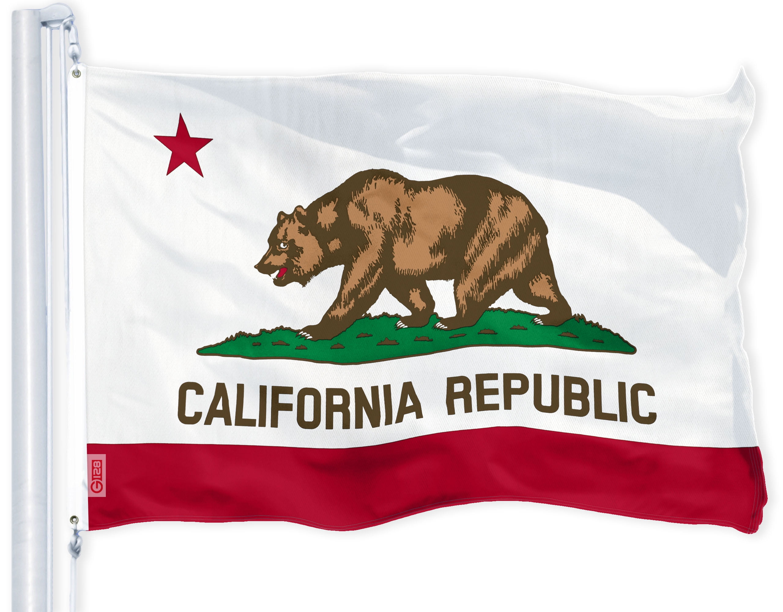 G128 California CA State Flag | 3x5 Ft | LiteWeave Pro Series Printed ...