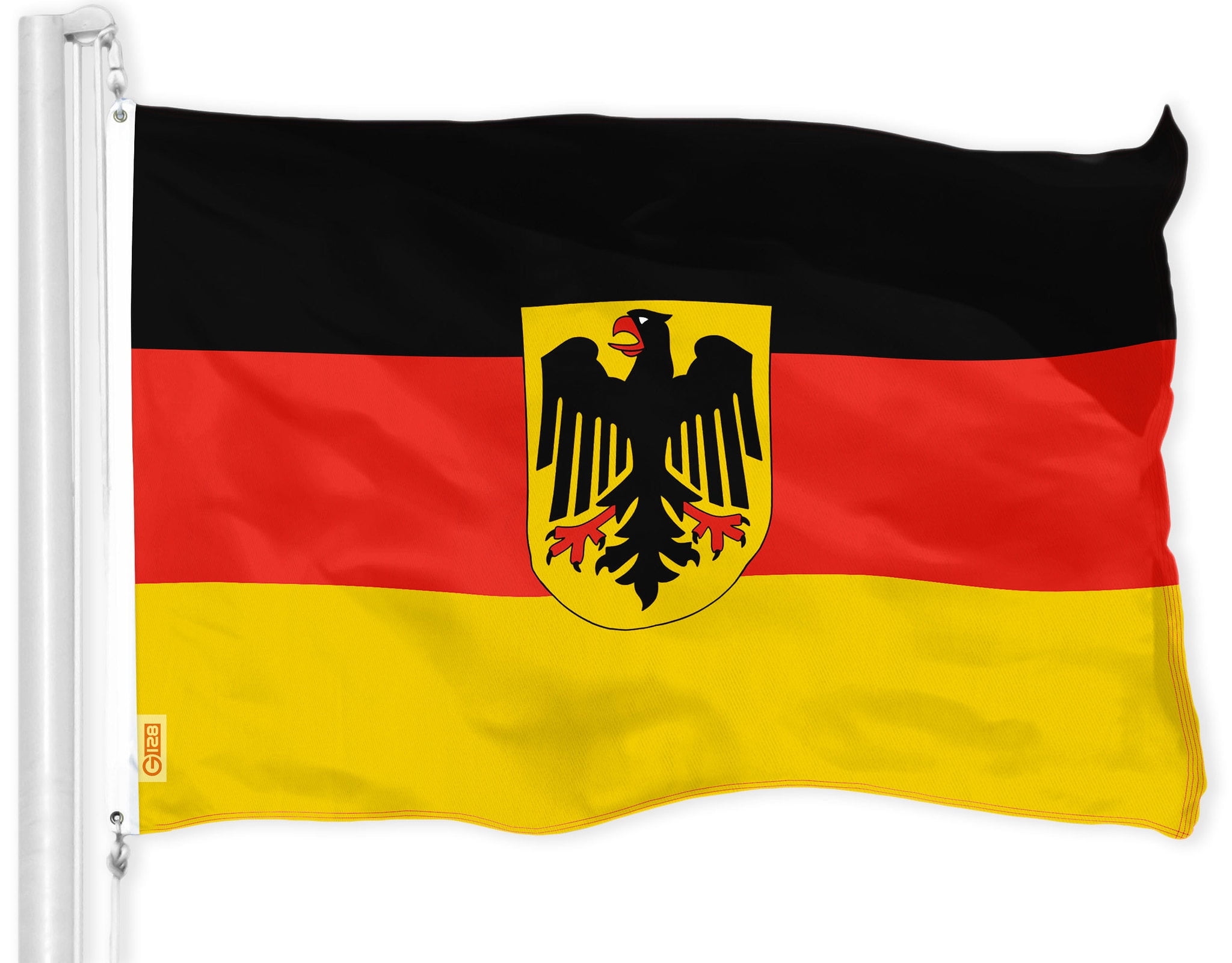 G128 German State Ensign Flag German Eagle Flag 3x5 feet Printed 150D ...