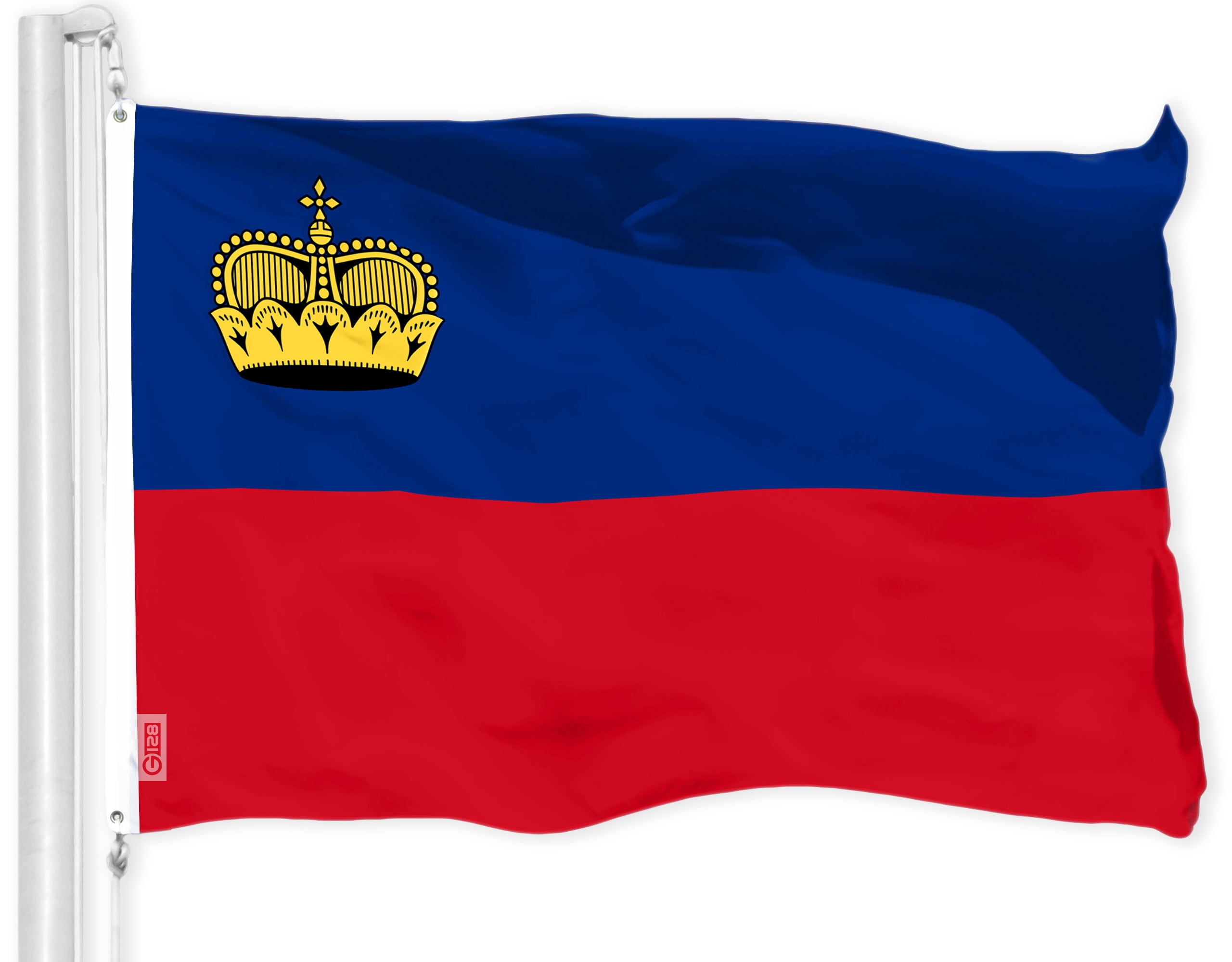 G128 Liechtenstein Liechtensteiner Flag | 3x5 Ft | LiteWeave Pro Series ...