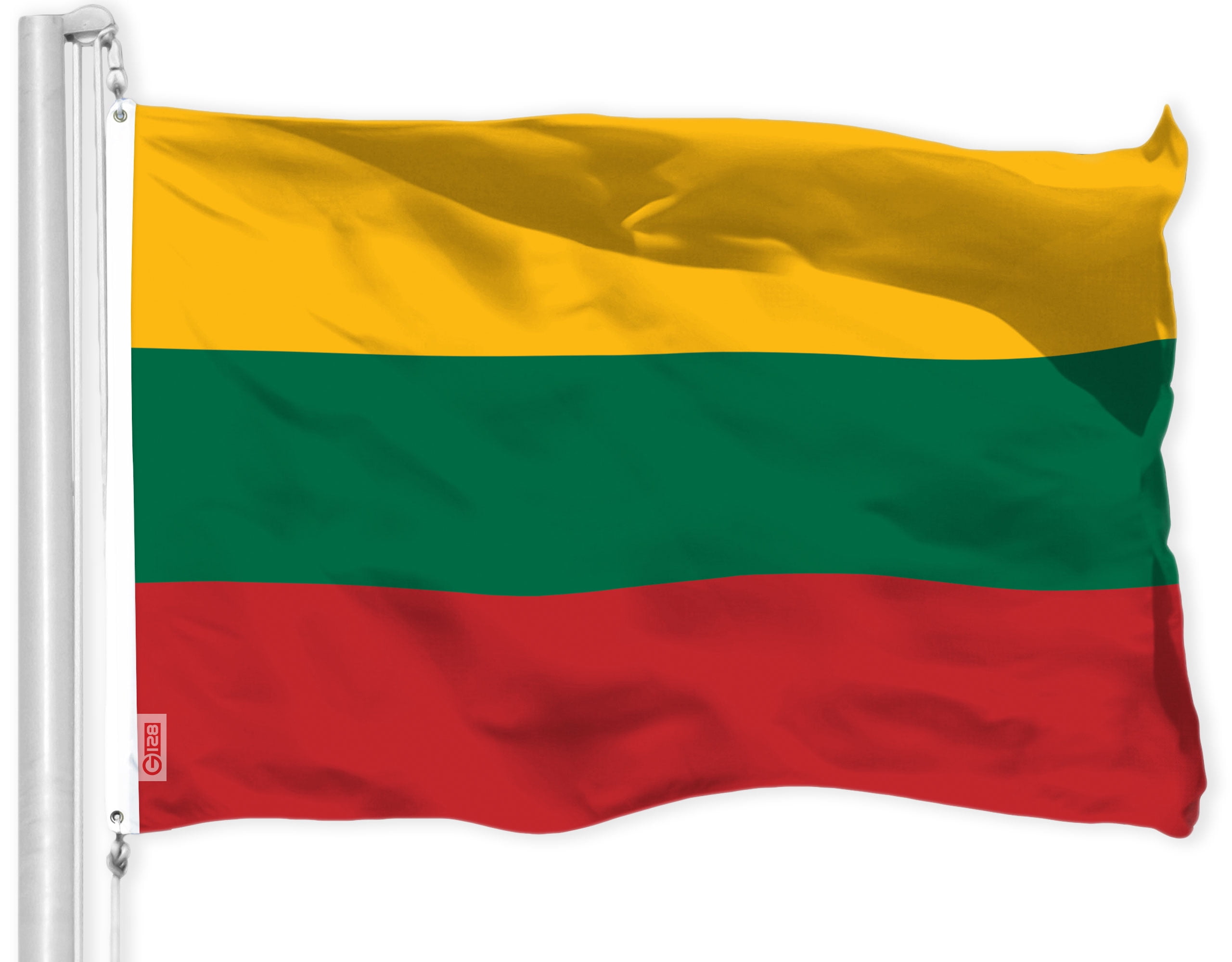 G128 Lithuania Lithuanian Flag 3x5FT 150D Printed Polyester - Walmart.com