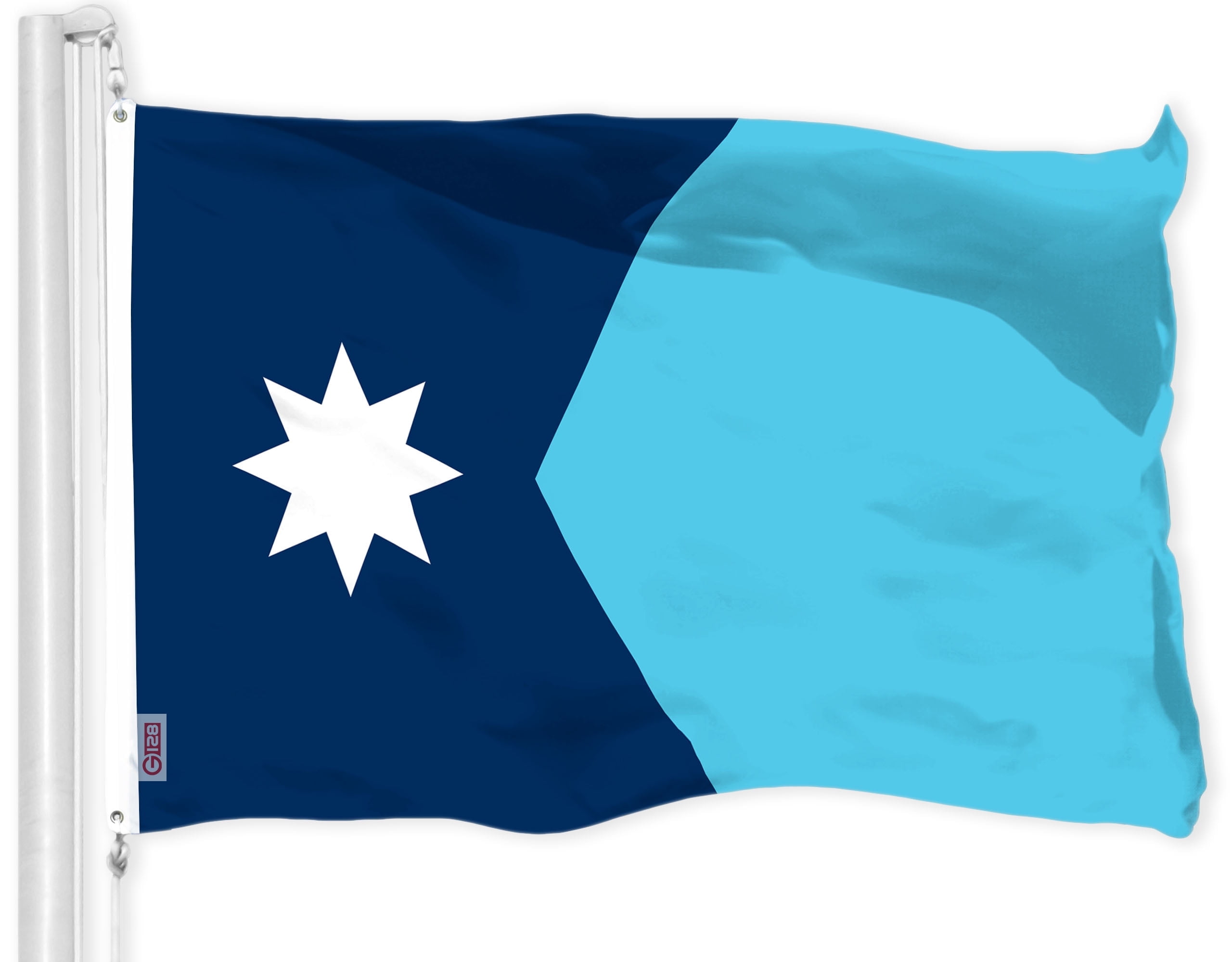 G128 Minnesota New Version MN State Flag | 3x5 Ft | LiteWeave Pro ...