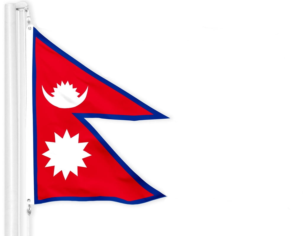 G128 Nepal Nepali Flag | 3x5 Ft | Printed 150D Polyester - Indoor ...