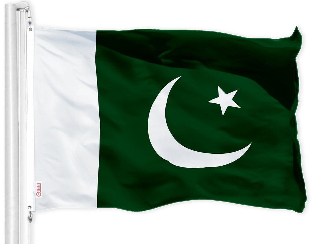 G128 Pakistan Pakistani Flag | 3x5 Ft | Printed 150D Polyester - Indoor ...