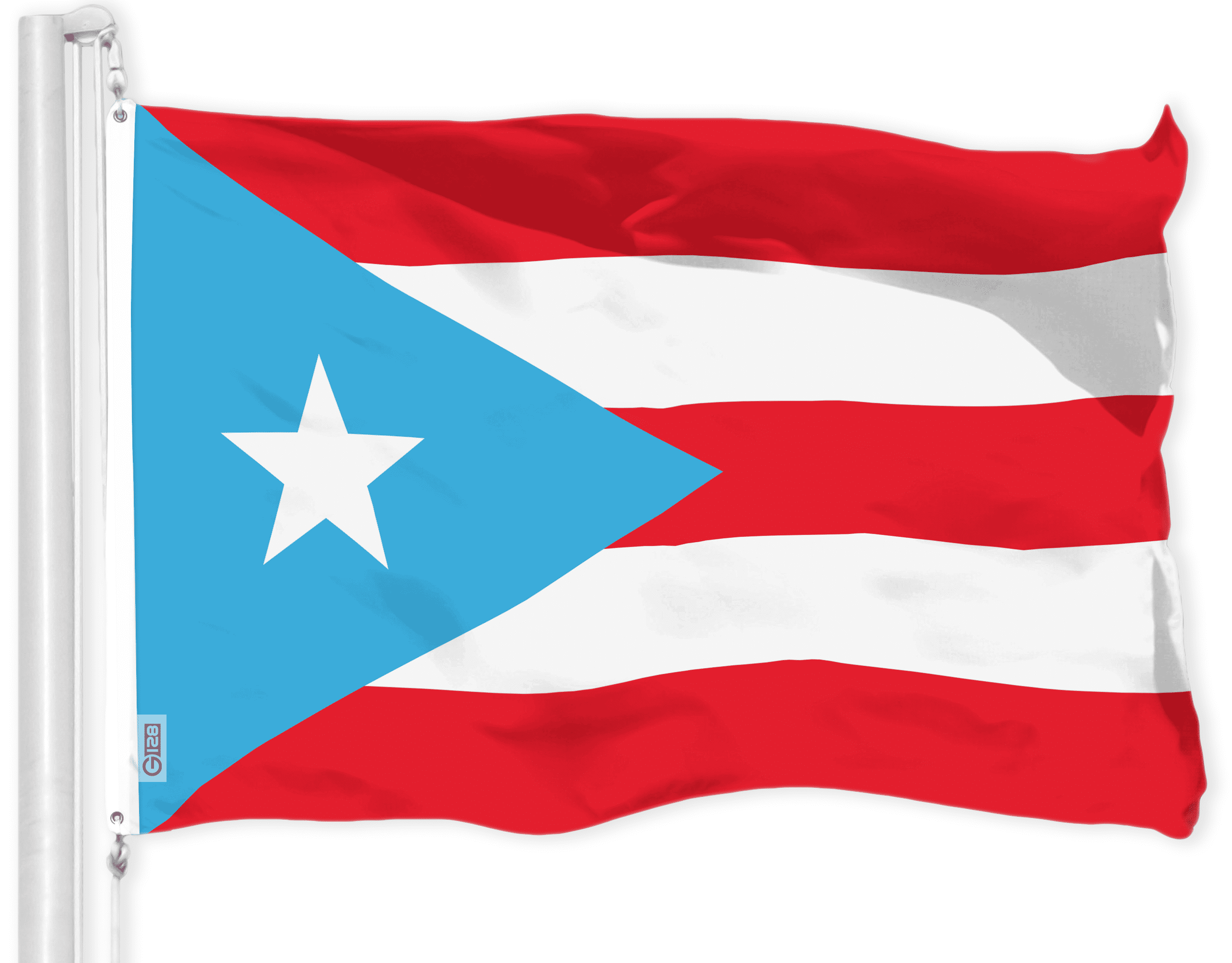 G128 Puerto Rico Light Blue Puerto Rican PR Flag | 3x5 Ft | LiteWeave ...