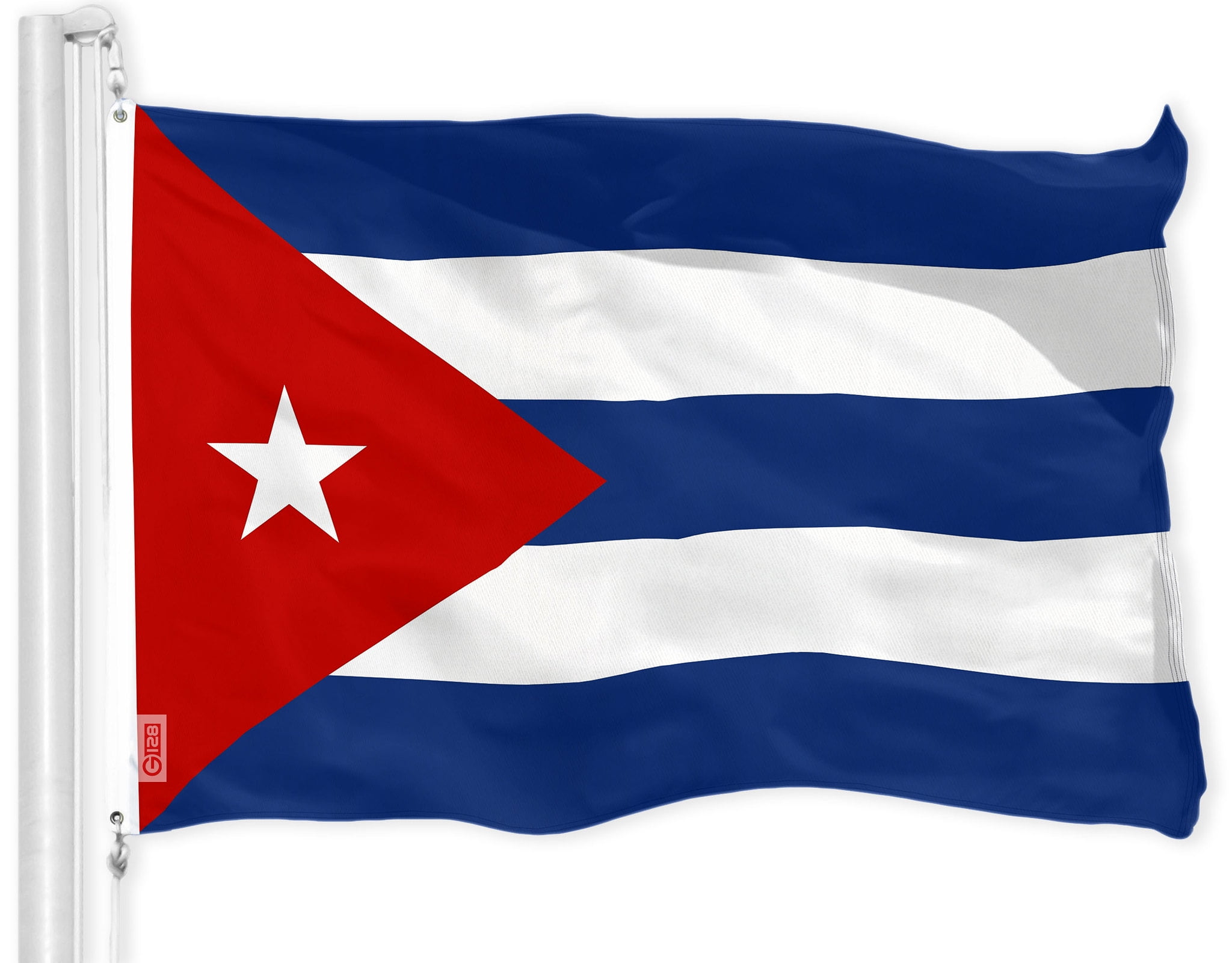 G128 Republic of Cuba Cuban Flag | 3x5 feet | Printed 150D – Indoor ...