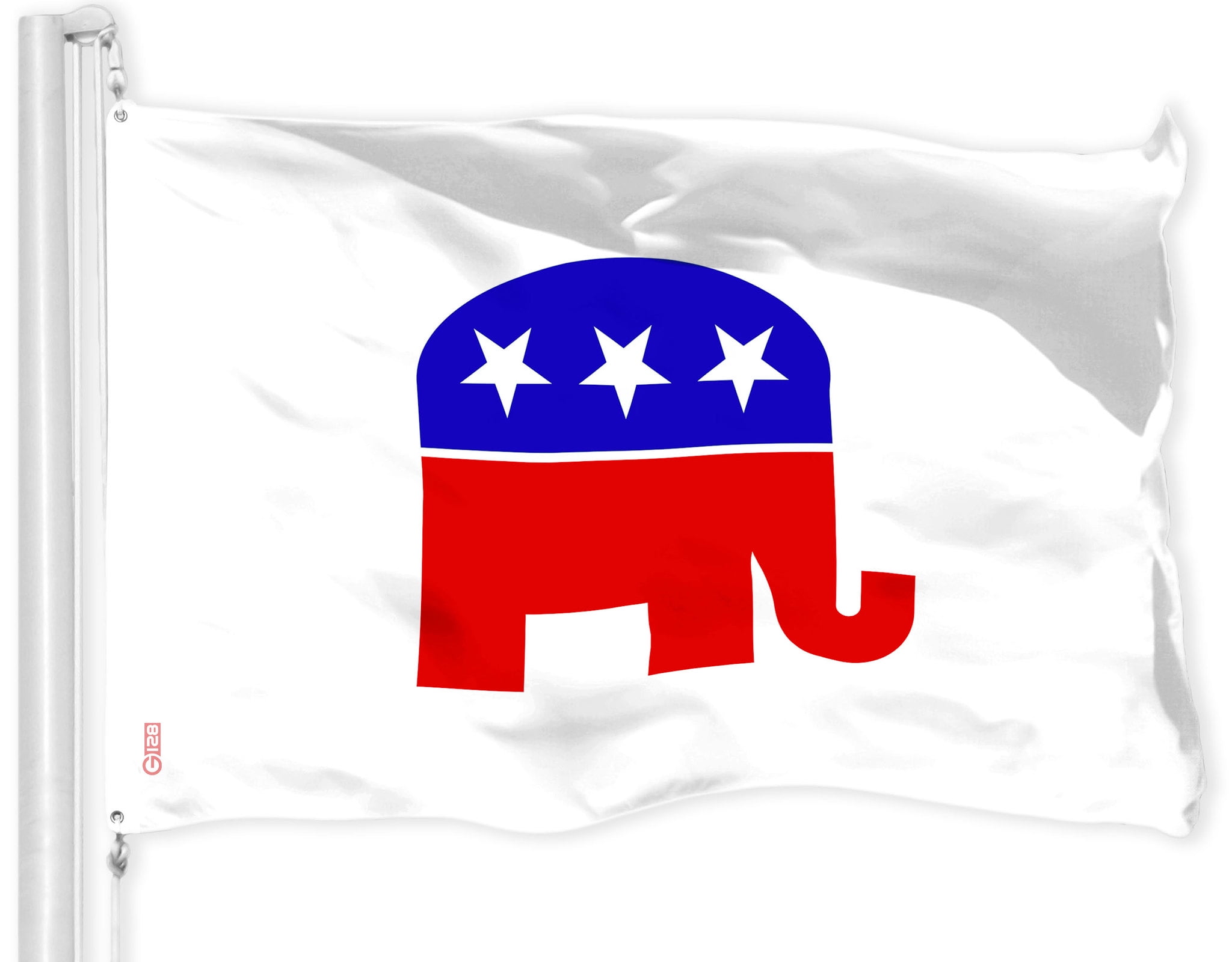 G128 Republican Party Flag | 3x5 Ft | LiteWeave Pro Series Printed 150D ...