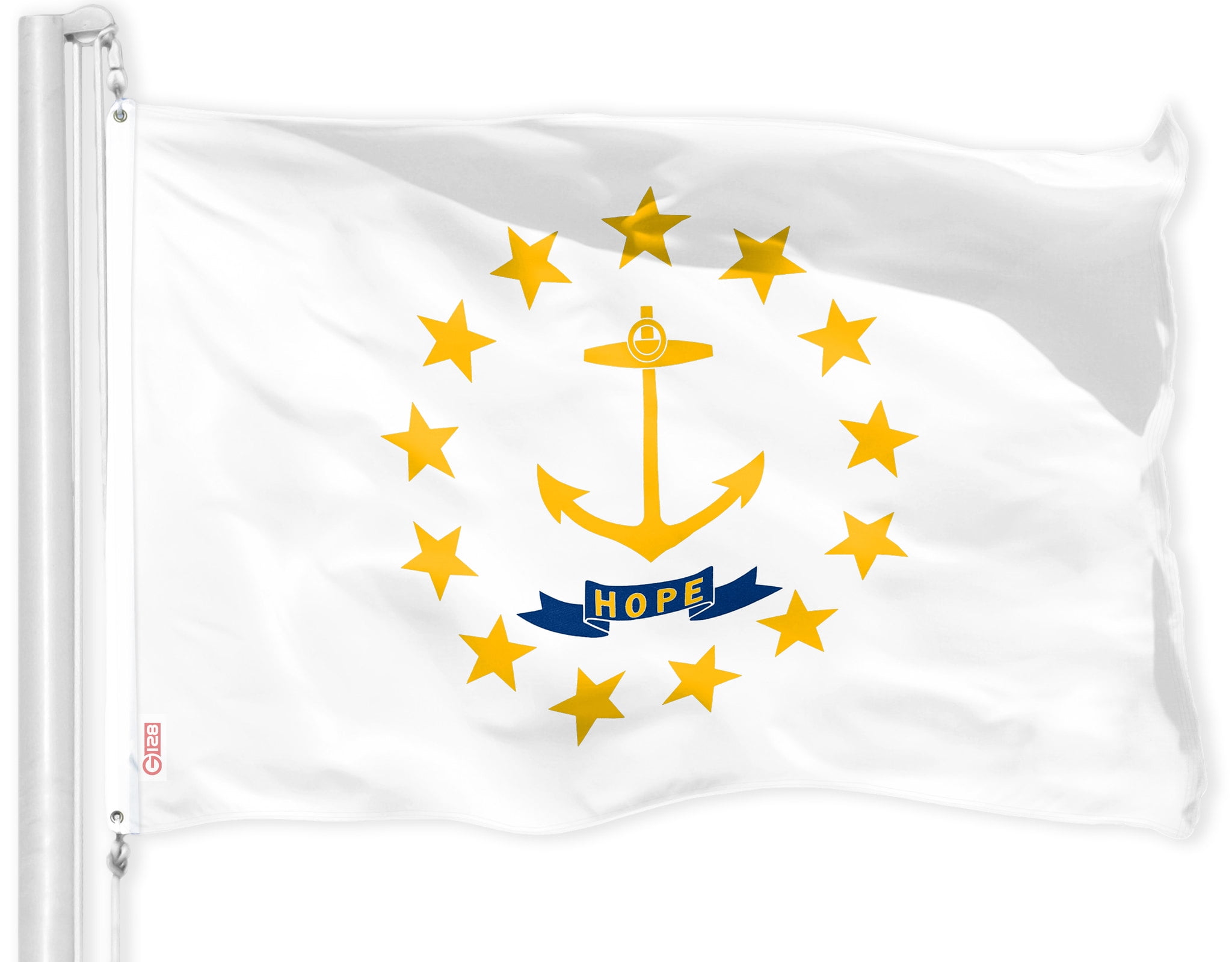 G128 Rhode Island RI State Flag | 3x5 Ft | LiteWeave Pro Series Printed ...