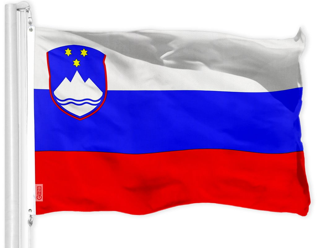 G128 Slovenia Slovene Flag | 3x5 Ft | Printed 150D Polyester - Indoor ...