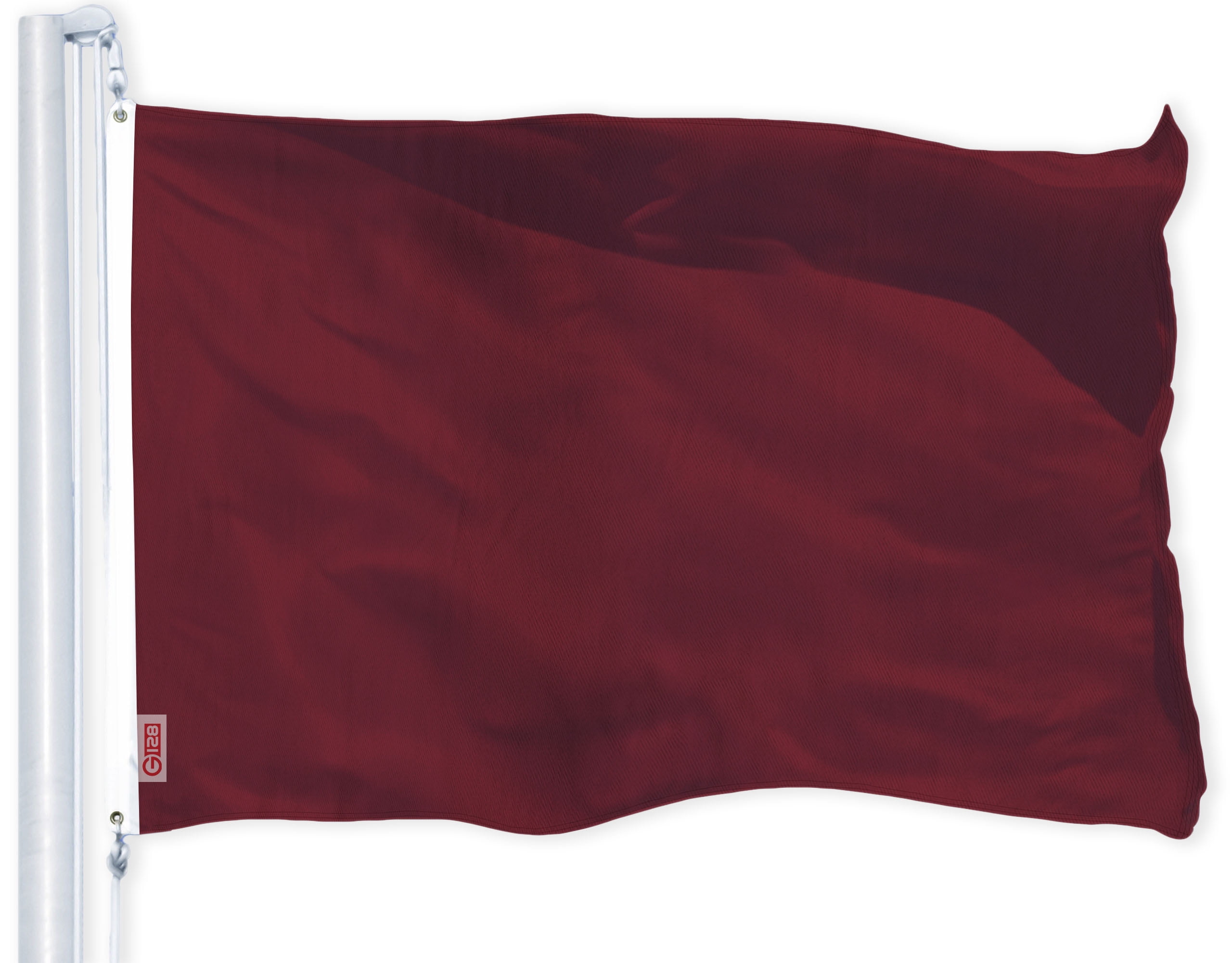 G128 Solid Burgundy Color Flag | 2.5x4 Ft | LiteWeave Pro Series ...