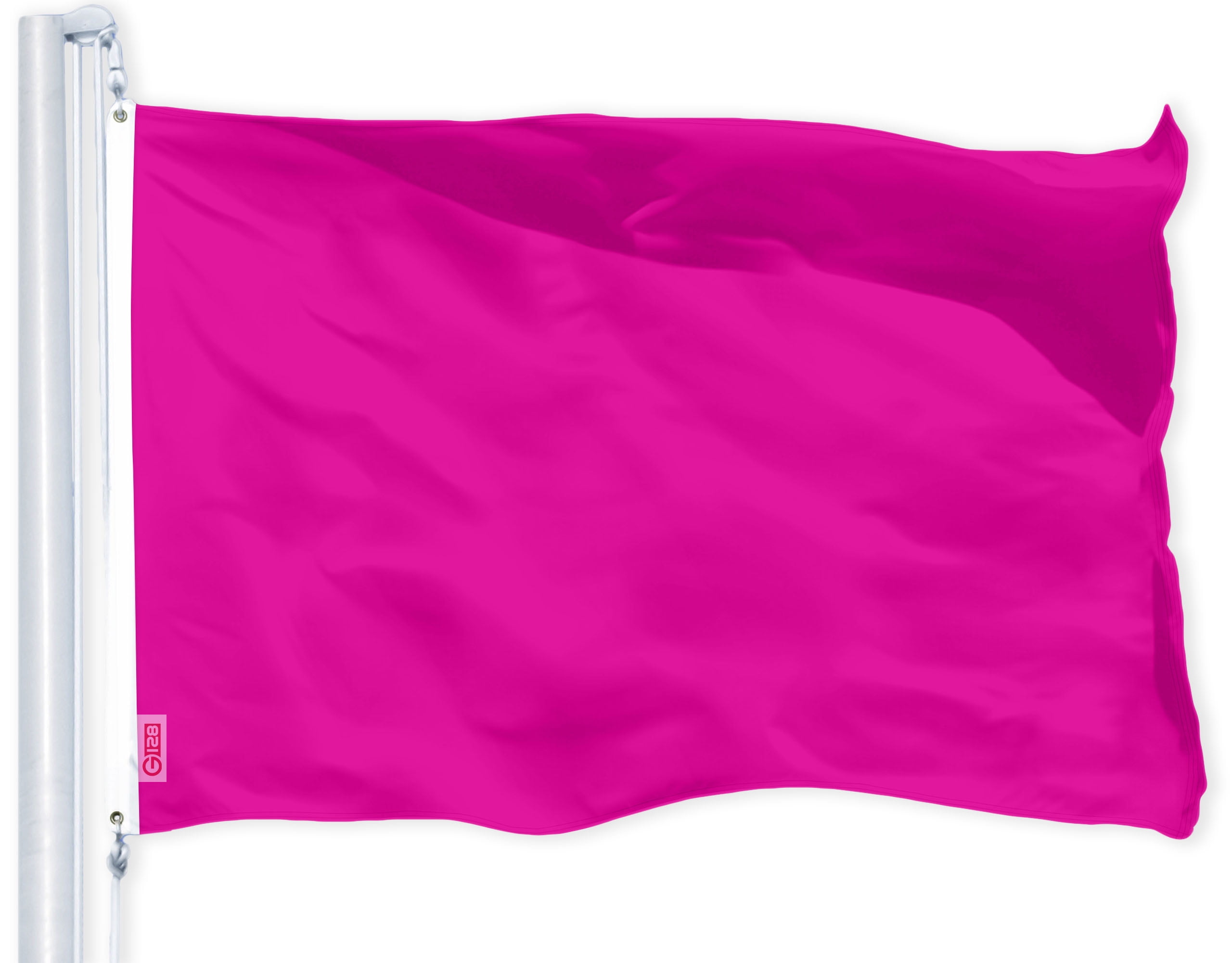G128 Solid Magenta Color Flag | 2.5x4 Ft | LiteWeave Pro Series Printed ...