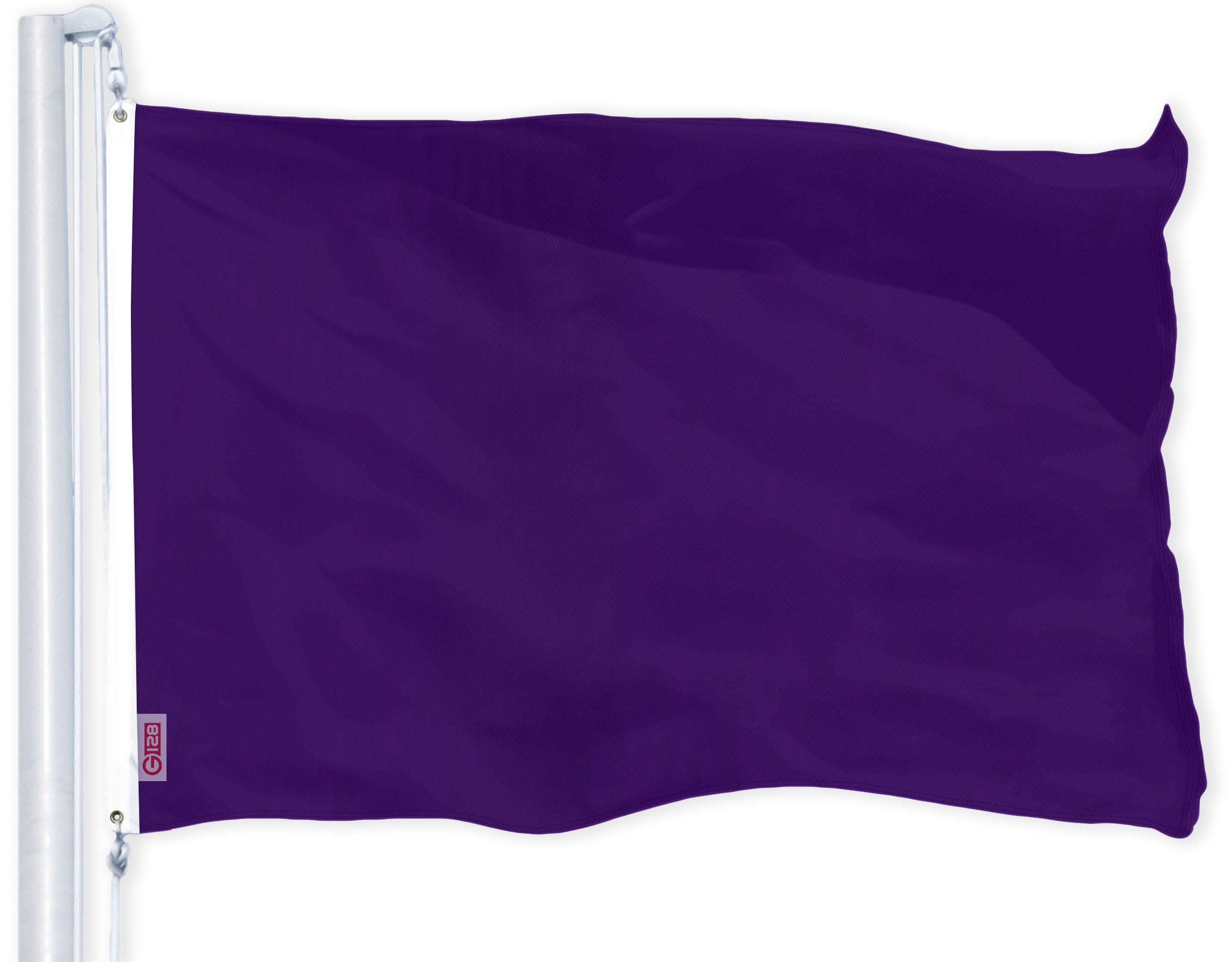 G128 Solid Purple Color Flag | 2.5x4 Ft | LiteWeave Pro Series Printed ...