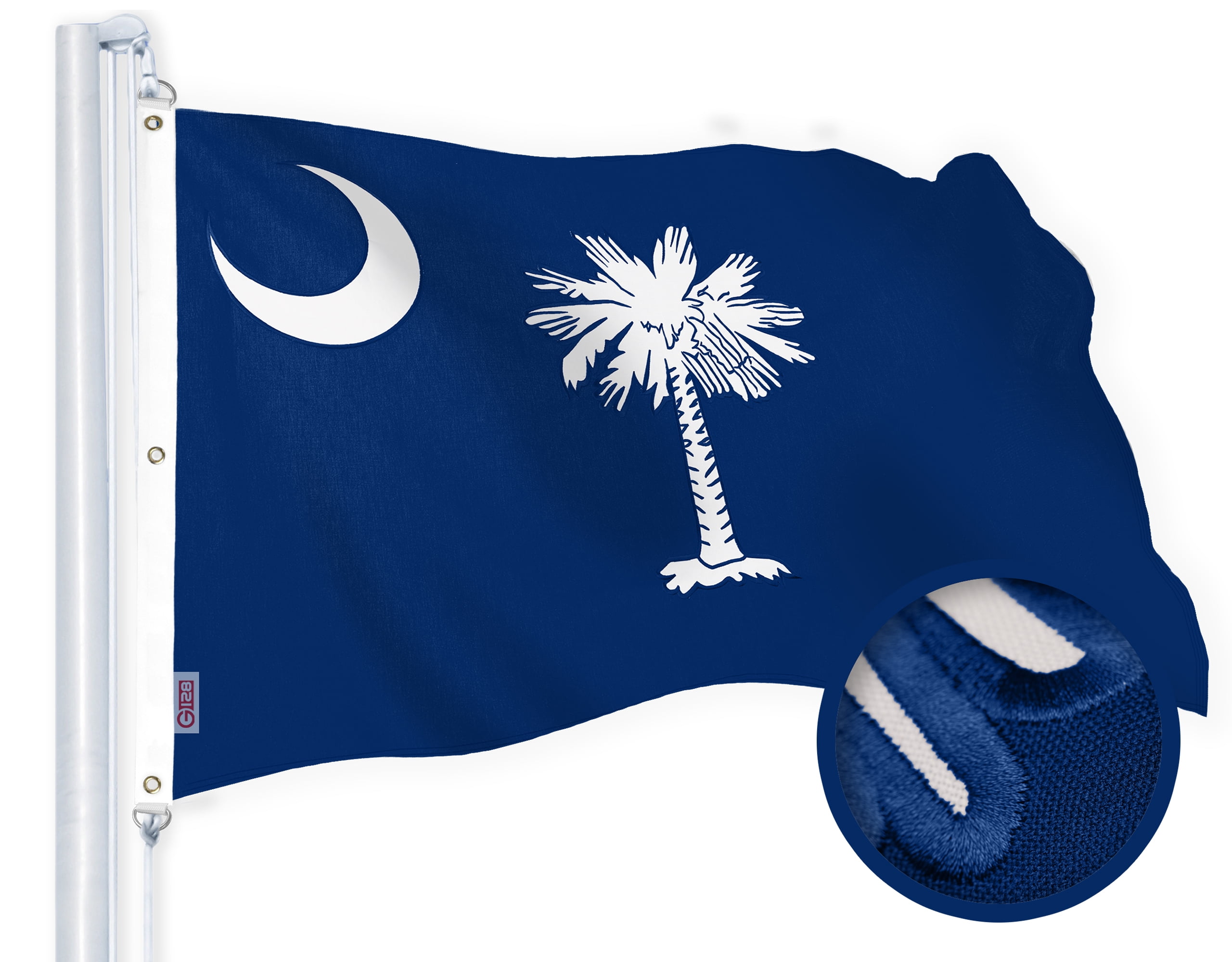 G128 South Carolina SC State Flag | 6x10 Ft | StormFlyer Series ...