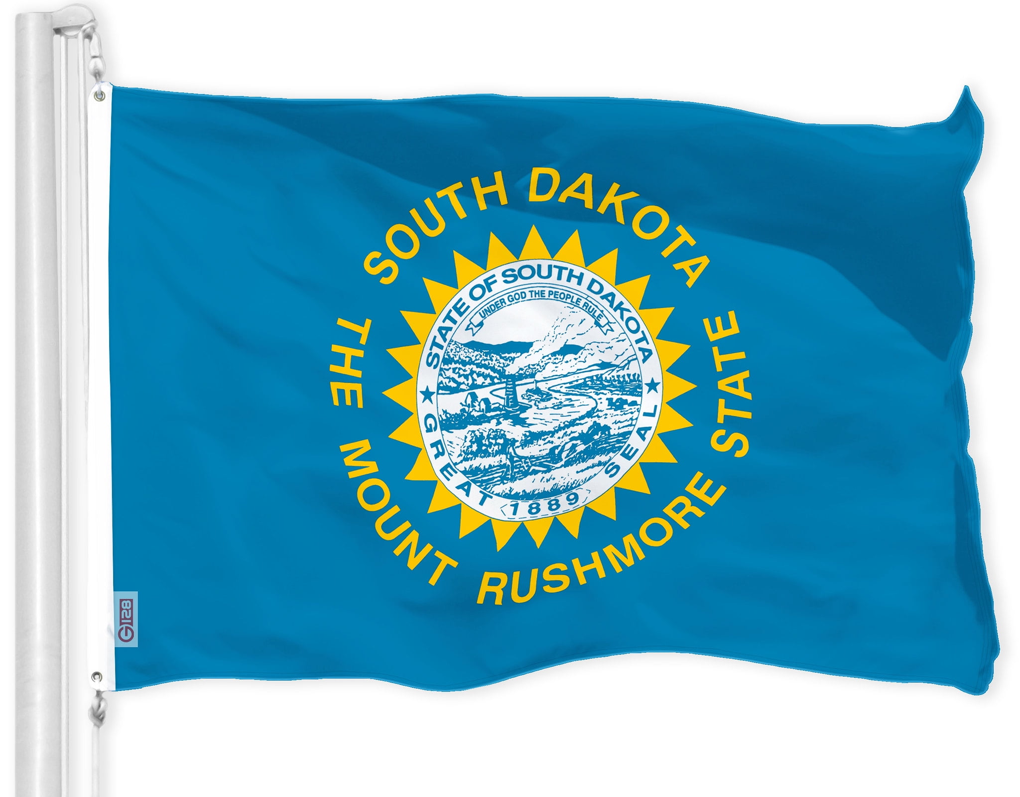 G128 South Dakota SD State Flag | 3x5 Ft | LiteWeave Pro Series Printed ...
