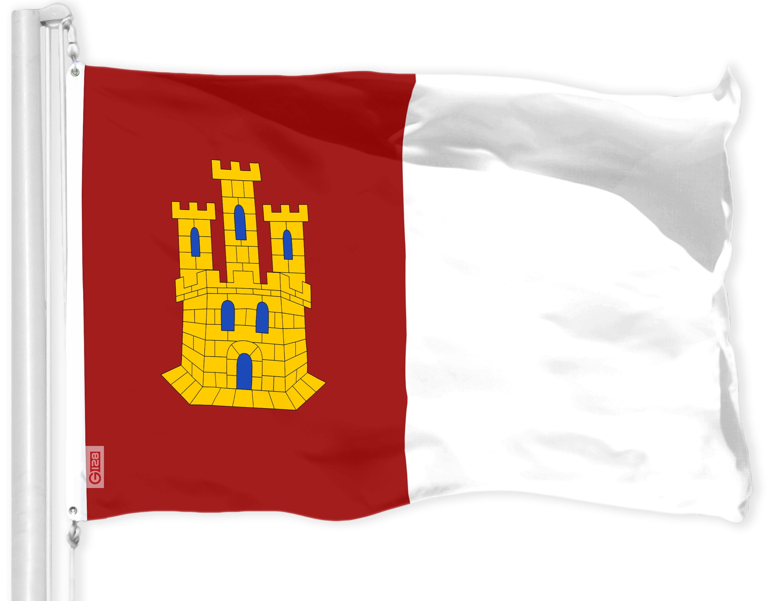 G128 Spain Castile La Mancha Flag | 3x5 Ft | LiteWeave Pro Series ...