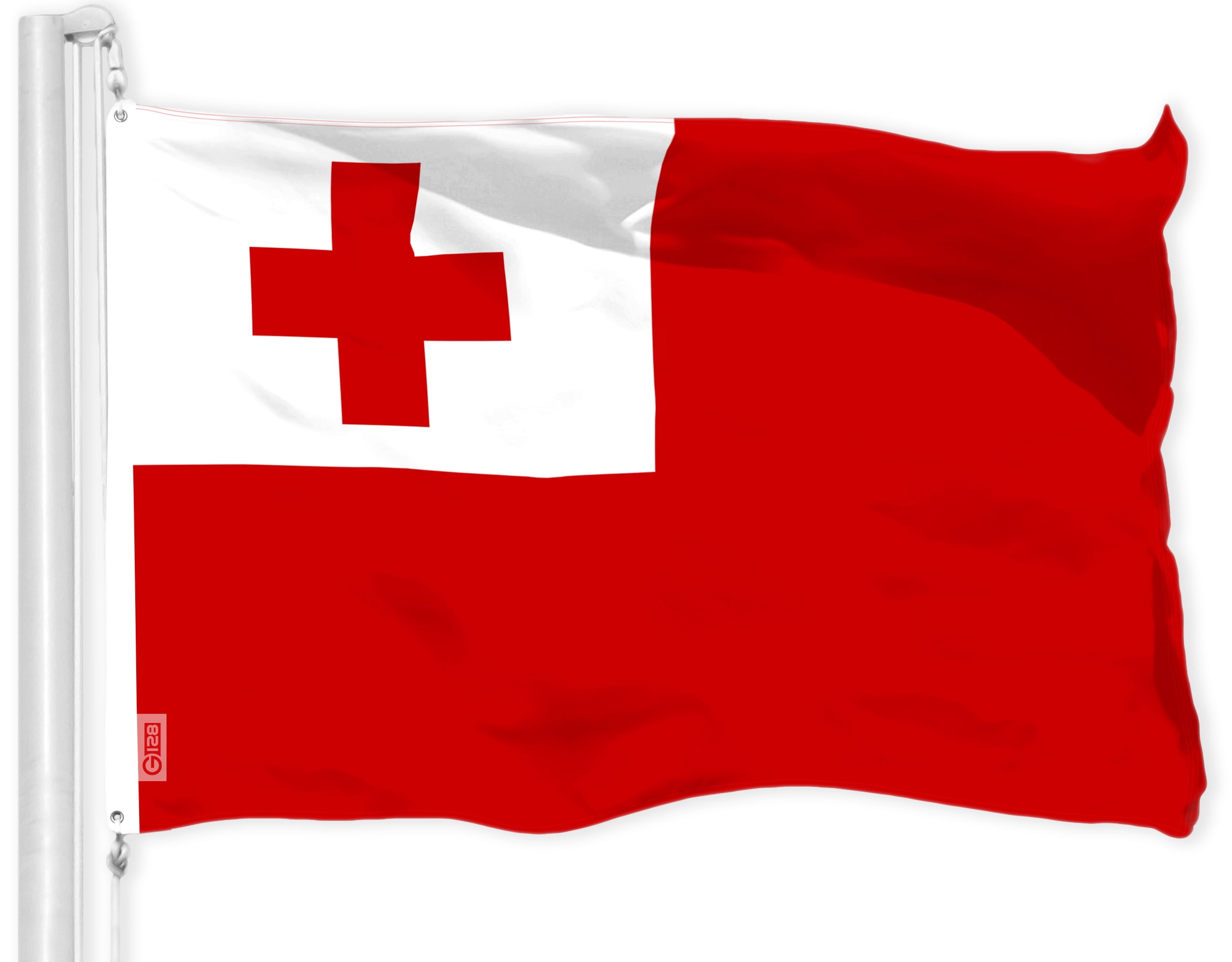 G128 Tonga Tongan Flag | 3x5 Ft | LiteWeave Pro Series Printed 150D ...