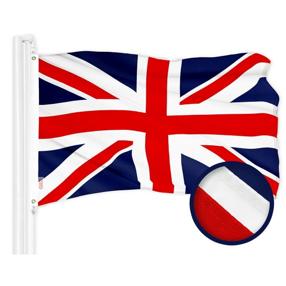 G128 UK United Kingdom Flag | 3x5 Ft | ToughWeave Series Stitched 300D ...