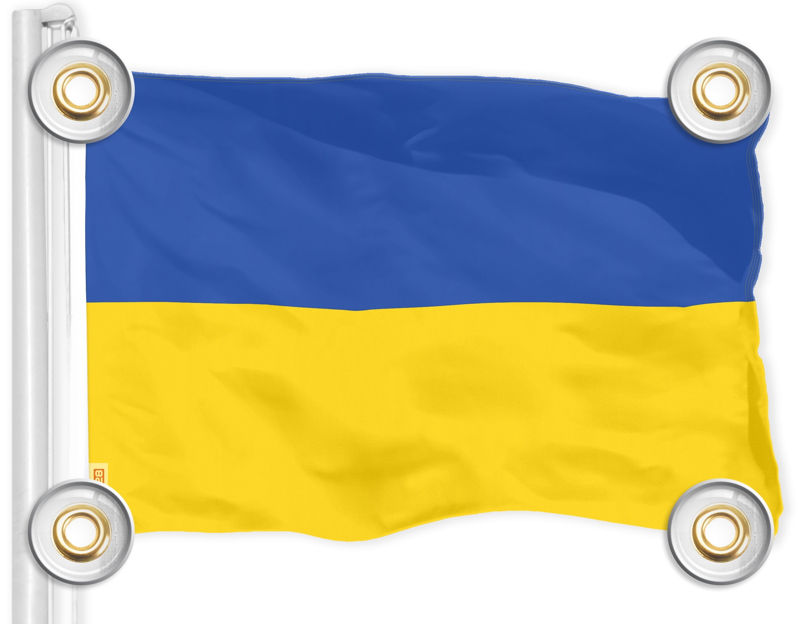 G128 Ukraine Ukrainian Flag | 3x5Ft | LiteWeave Pro Series Printed 150D ...