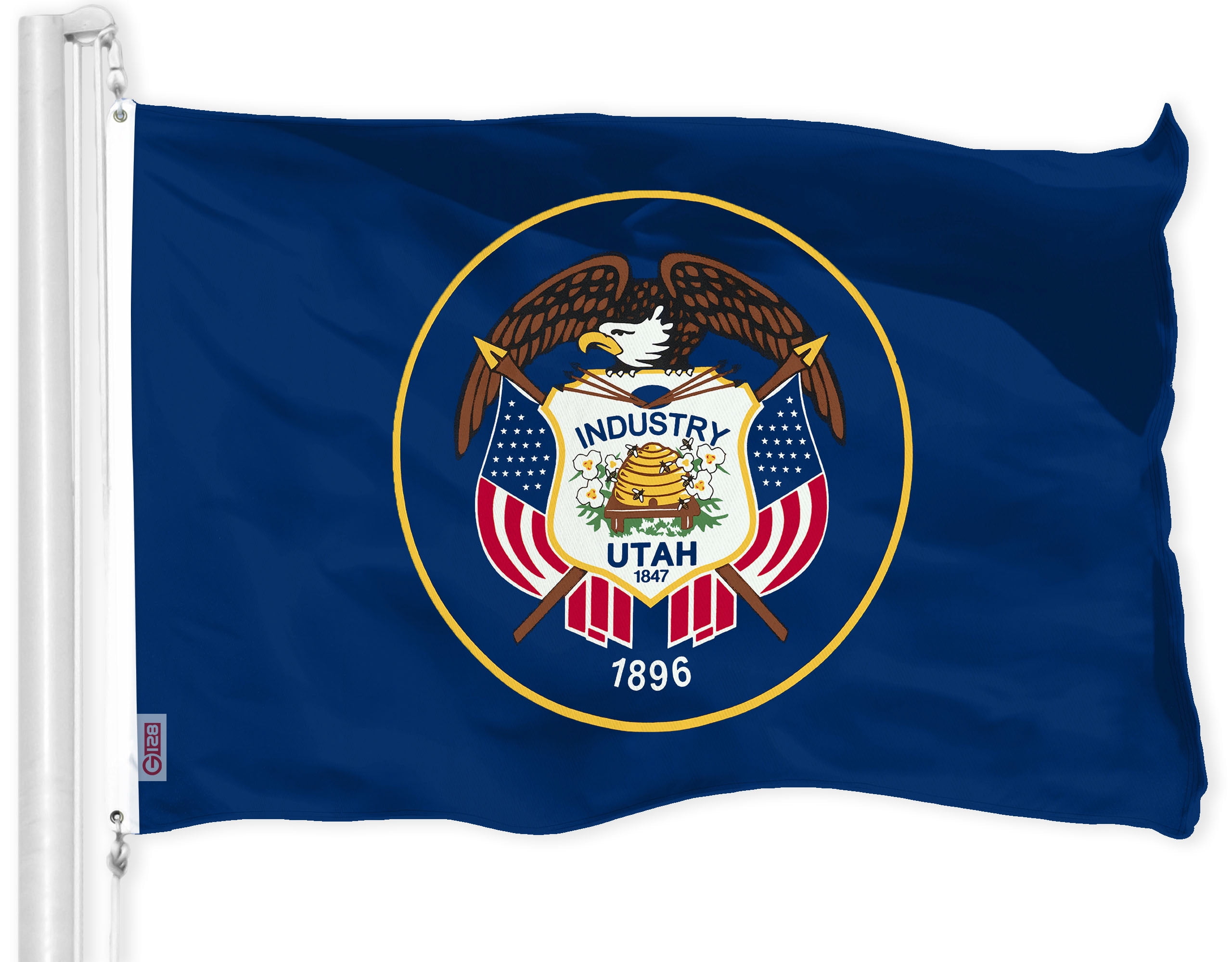 G128 – Utah State Flag | 3x5 feet | Printed 150D – Indoor/Outdoor ...