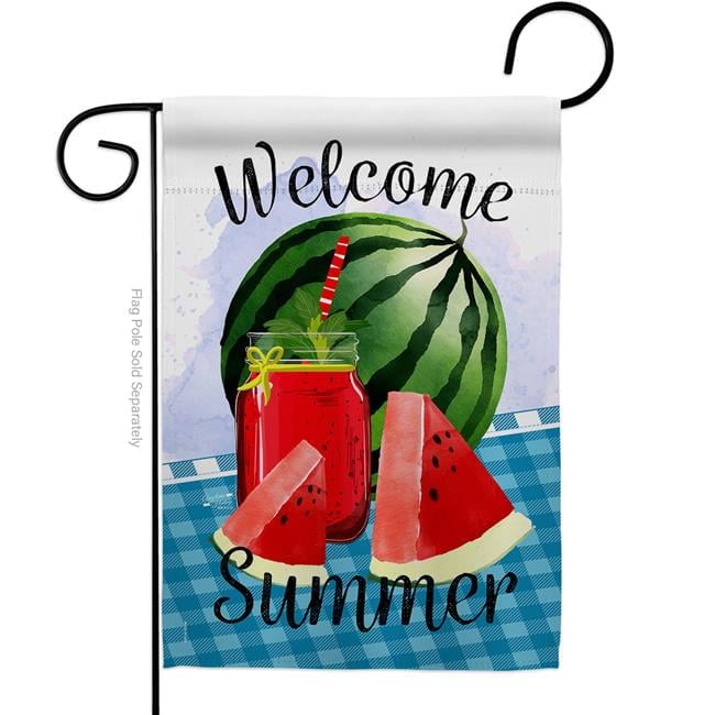 G135023-BO Watermelon Summer Food Fruit 13 x 18.5 in. Double-Sided ...