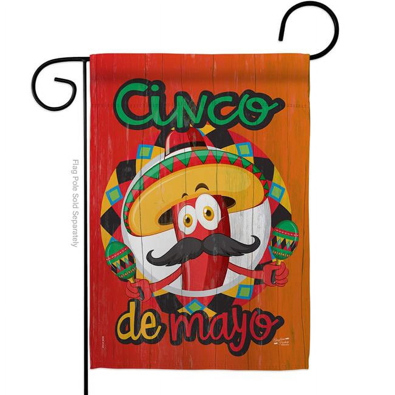 G135041-BO Amigo Chili Cinco de Mayo Summertime 13 x 18.5 in. Double ...