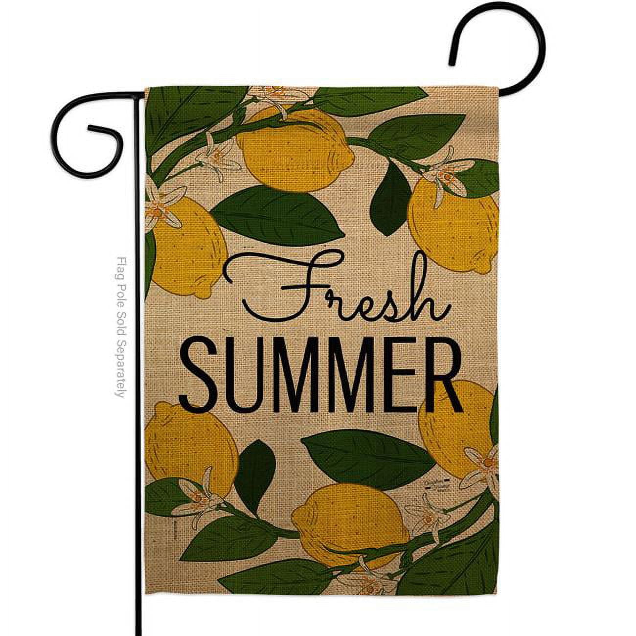 G135189-BO Fresh Summer Summertime Fun & Sun 13 x 18.5 in. Double-Sided ...