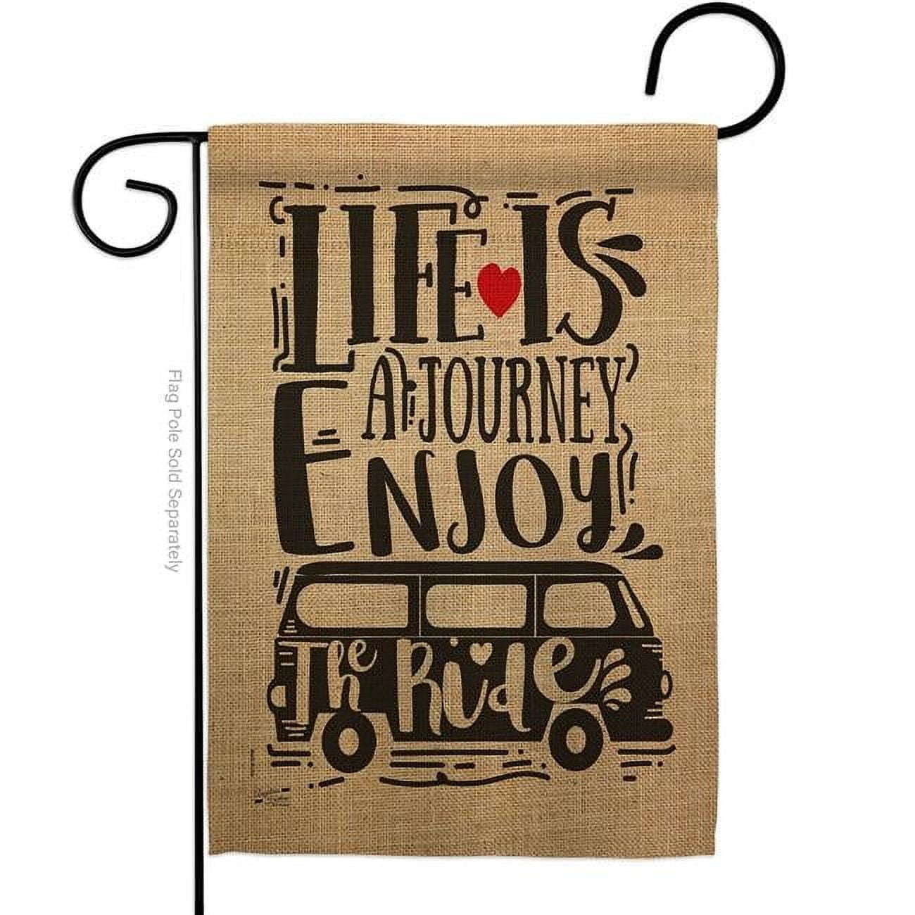 G135216-BO 13 x 18.5 in. Life Is a Journey Sweet Inspirational Double ...