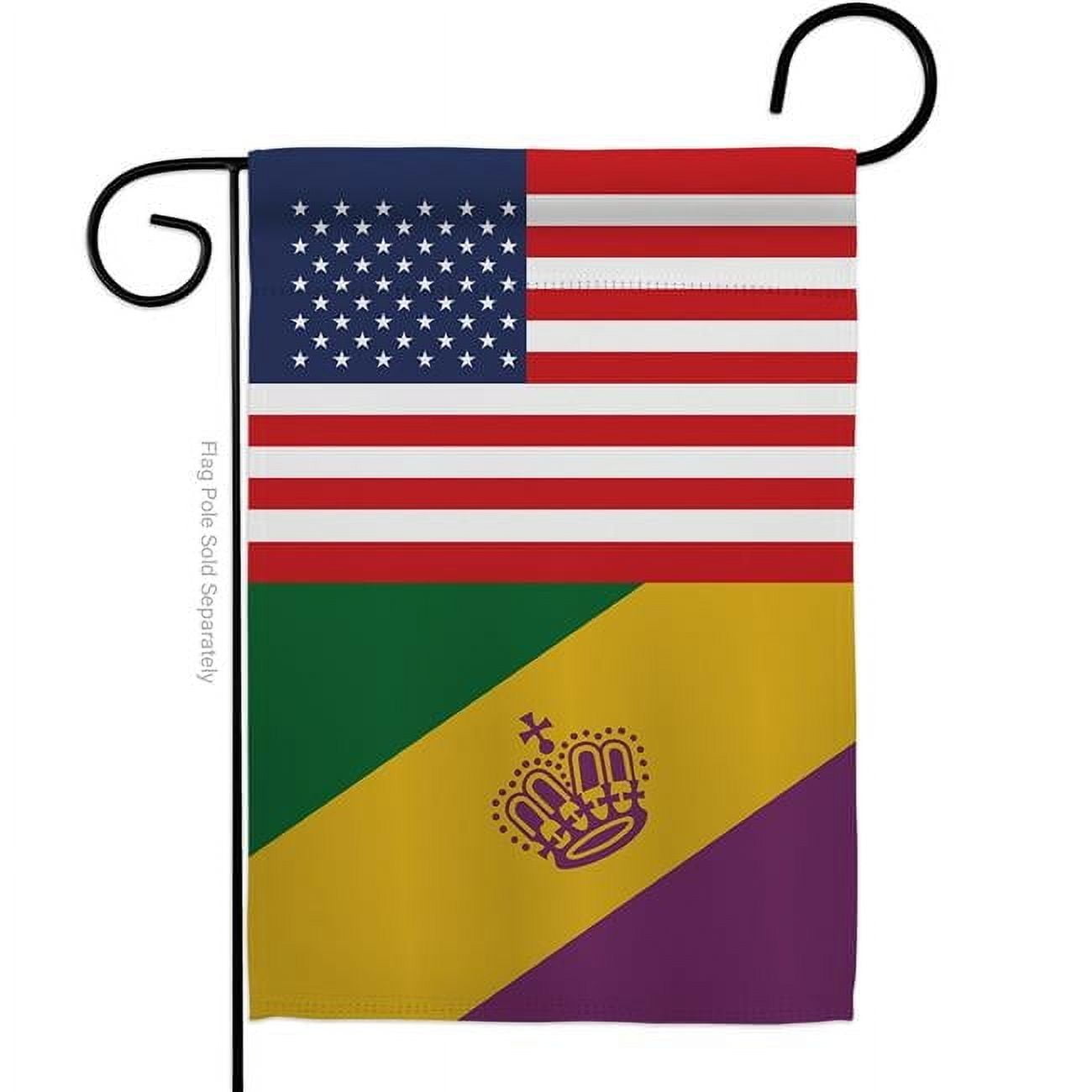 G142472-BO Mardi Gras US Springtime Double-Sided Decorative Garden Flag ...