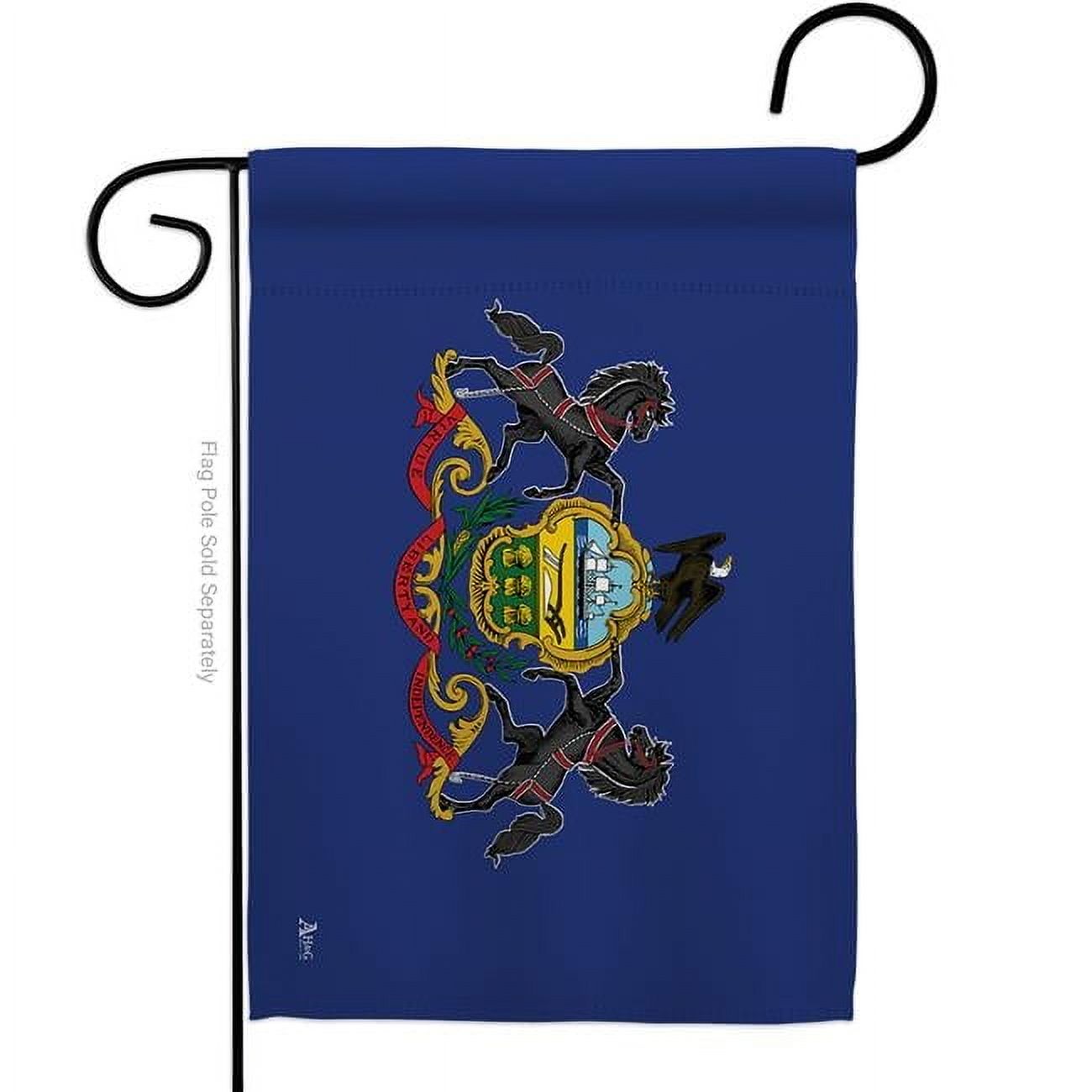 G142539-BO 13 x 18.5 in. Pennsylvania American State Garden Flag with ...