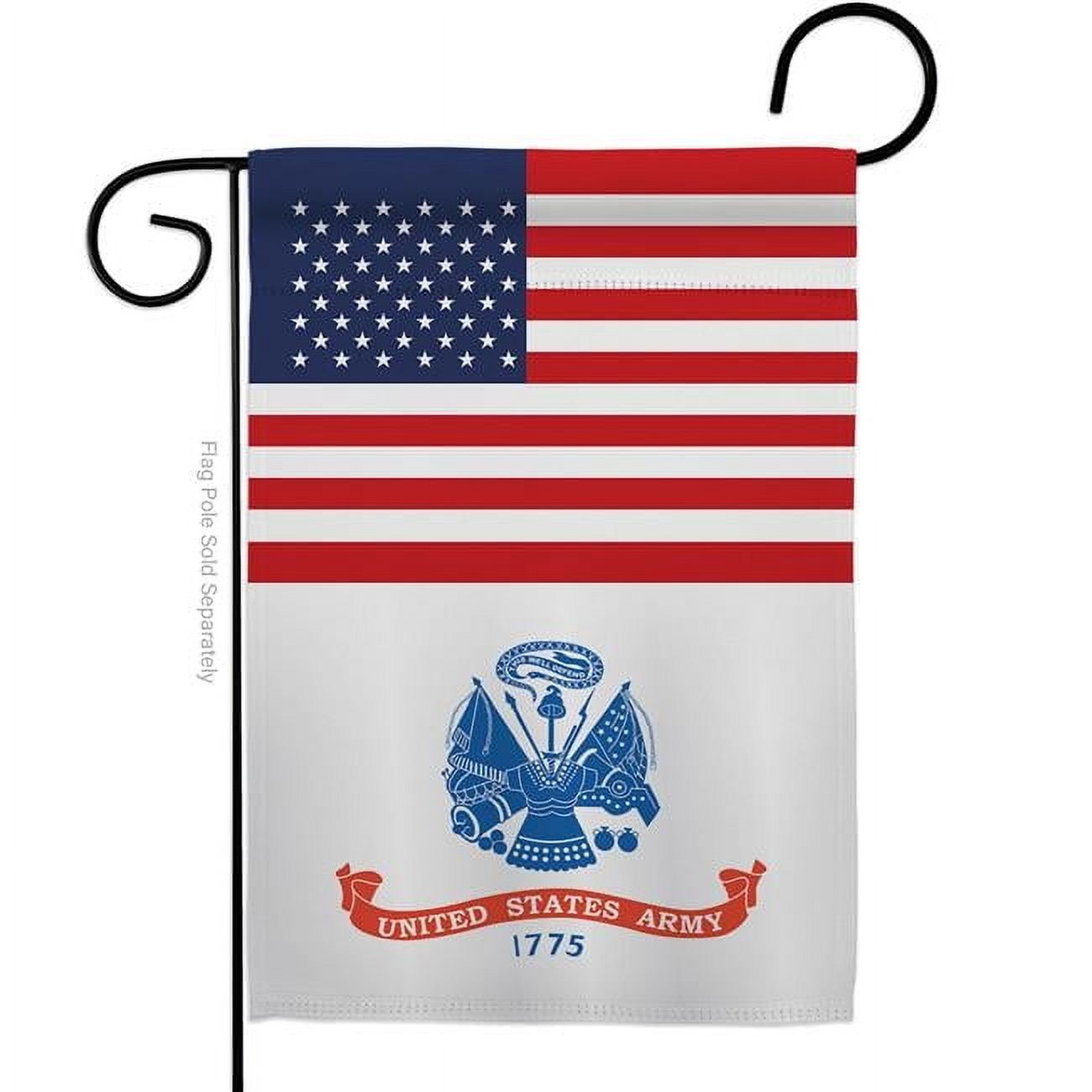 G142700-BO 13 x 18.5 in. US Army Garden Flag with Armed Forces Double ...