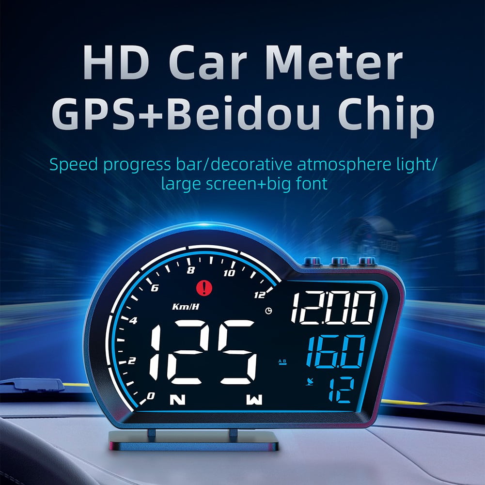 G16 Car Head Up Display HUD Gauge Auto Speedometer Digital Alarm GPS ...
