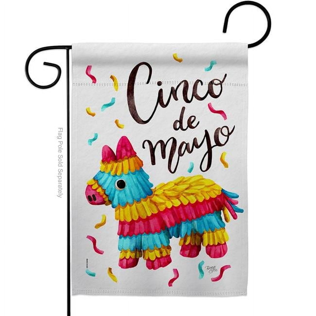 G165225-BO Pinata Mayo Summertime Cinco de 13 x 18.5 in. Double-Sided ...