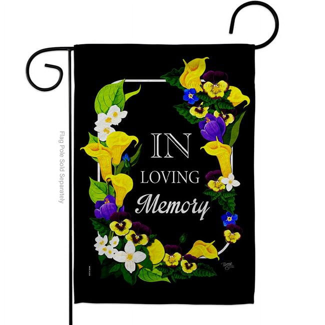 G165230-BO 13 x 18.5 in. Loving Memory Sweet Life Sympathy Double-Sided ...