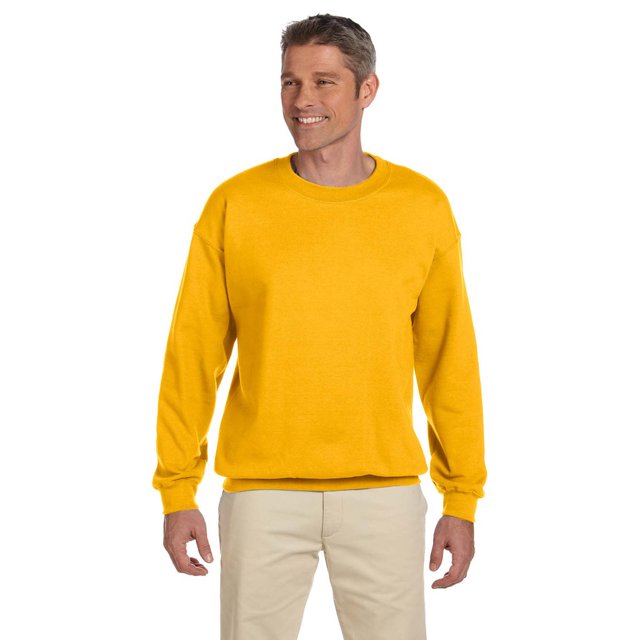 G180 HeavyBlend Crewneck Sweatshirt -Gold-5X-Large - Walmart.com